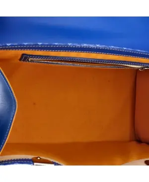 Goyard Mm Saigon Top Handle Bag Coated Canvas With Leather