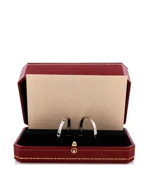 CARTIER Large Love Hoop Earrings 18k Gold