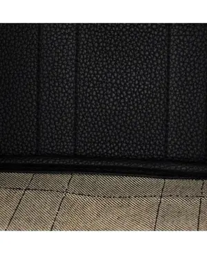 Hermès Neo Garden 23 Canvas & Leather Logo Engraved Hardware Tote - Black