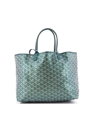 Goyard Pm Saint Louis Tote Iridescent Coated Canvas - Green