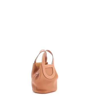 Hermès In-the-loop Clemence With Swift Top Handle Bag - Brown