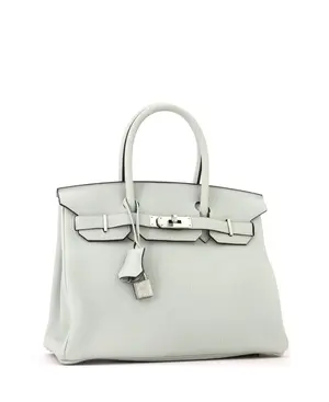 Hermès Birkin 30 Togo Leather Satchel - Gris Neve