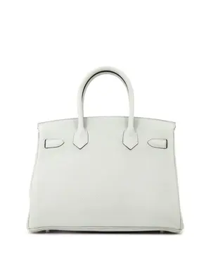 Hermès Birkin 30 Togo Leather Satchel - Gris Neve
