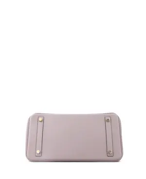 Hermès Birkin 30 Novillo Leather Handbag - Gris Asphalte