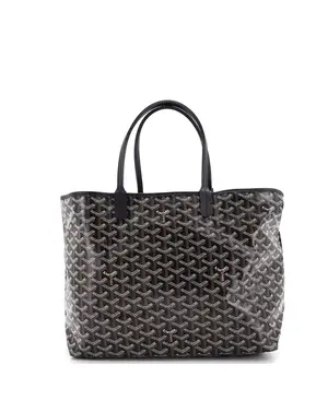 Goyard Pm Saint Louis Tote Coated Canvas - Black