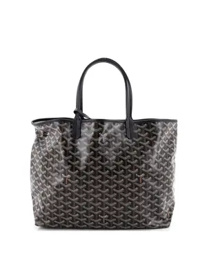 Goyard Pm Saint Louis Tote Coated Canvas - Black
