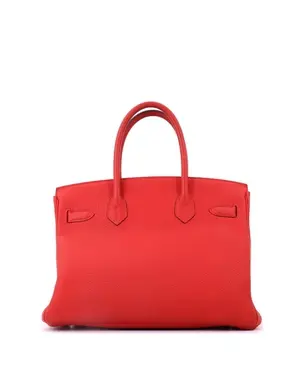 Hermès Birkin 30 Togo Leather Handbag - Geranium