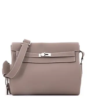 Hermès Gm Kelly Messenger Bag Togo - Gray