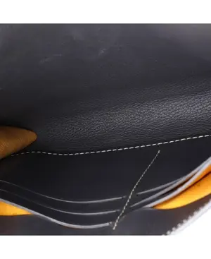 Goyard Chypre Wallet On Strap Coated Canvas With Leather