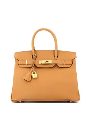 Hermès Birkin 30 Handbag Brown Epsom With Gold Hardware Sesame