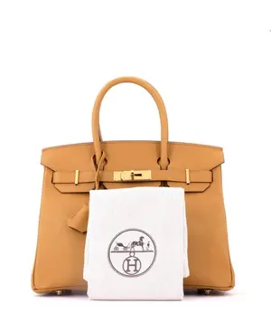 Hermès Birkin 30 Handbag Brown Epsom With Gold Hardware