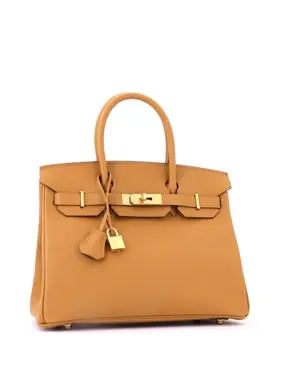 Hermès Birkin 30 Handbag Brown Epsom With Gold Hardware