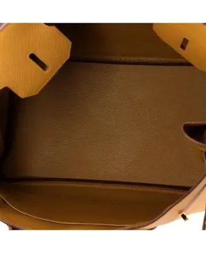 Hermès Birkin 30 Handbag Brown Epsom With Gold Hardware