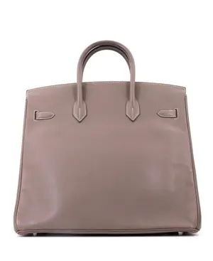 Hermès Hac 36 Epsom Leather Top Handle Tote - Etoupe
