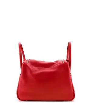 Hermès 30 Lindy Bag Clemence - Red