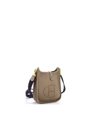 Hermès Tpm Evelyne Bag Gen Iii Clemence - Gray