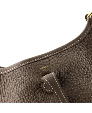 Hermès Tpm Evelyne Bag Gen Iii Clemence - Gray
