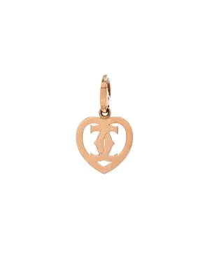 CARTIER 2c Heart Charm 18k Rose Gold