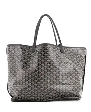 Goyard Gm Anjou Reversible Tote Coated Canvas - Black