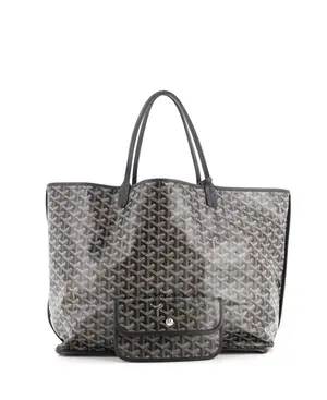 Goyard Gm Anjou Reversible Tote Coated Canvas - Black