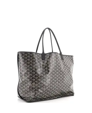 Goyard Gm Anjou Reversible Tote Coated Canvas - Black