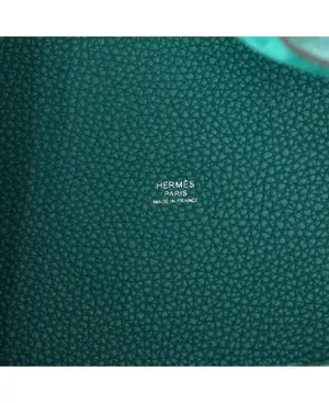 Hermès Mm Picotin Lock Bag Clemence - Blue