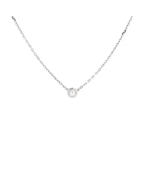 CARTIER Xs D'amour Pendant Necklace 18k Gold And Diamond, 16 - White