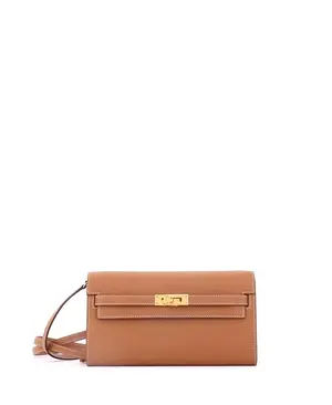 Hermès Kelly To Go Wallet Epsom - Brown