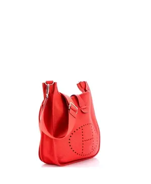Hermès Pm Evelyne Bag Gen Iii Clemence - Red