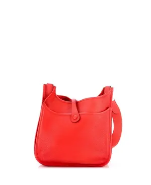 Hermès Pm Evelyne Bag Gen Iii Clemence - Red