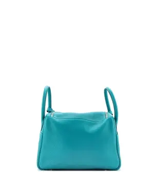 Hermès 30 Lindy Bag Clemence - Blue