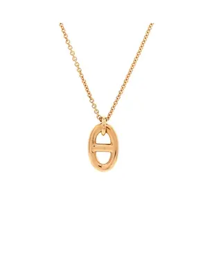 Hermès Small Farandole Pendant Necklace 18k Rose Gold, 16.5 - Pink