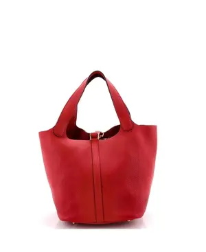 Hermès Mm Picotin Lock Bag Maurice - Red