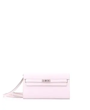 Hermès Kelly To Go Wallet Epsom - Gray
