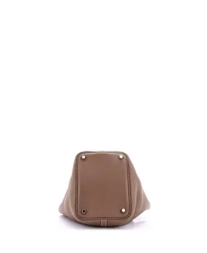Hermès Pm Picotin Lock Bag Clemence - Gray