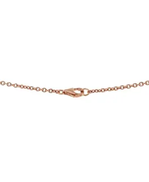 CARTIER Love Interlocking Necklace 18k Rose Gold, 17.25