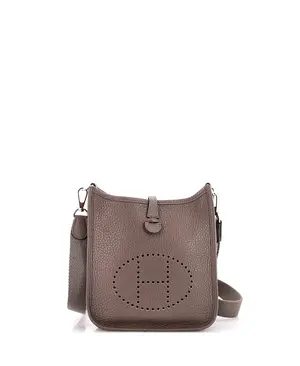 Hermès Tpm Evelyne Bag Gen Iii Clemence - Gray