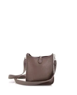 Hermès Tpm Evelyne Bag Gen Iii Clemence - Gray