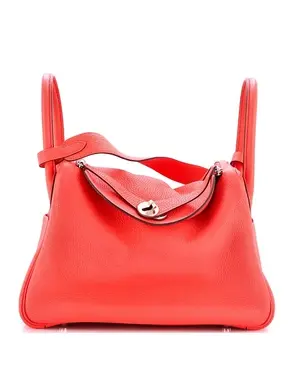 Hermès 30 Lindy Bag Clemence - Red