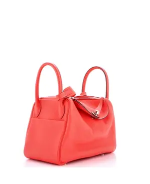 Hermès 30 Lindy Bag Clemence - Red