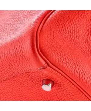 Hermès 30 Lindy Bag Clemence - Red