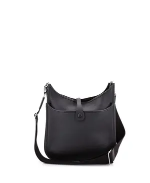 Hermès Pm Evelyne Bag Gen Iii Clemence - Black
