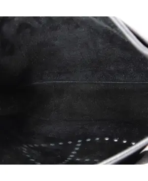 Hermès Pm Evelyne Bag Gen Iii Clemence - Black