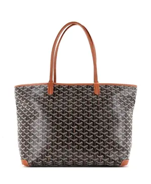 Goyard Mm Artois Tote Coated Canvas - Brown