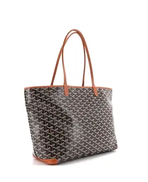 Goyard Mm Artois Tote Coated Canvas - Brown