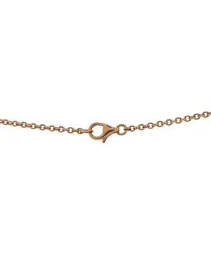 CARTIER Love Interlocking Necklace 18k Rose Gold, 17.25
