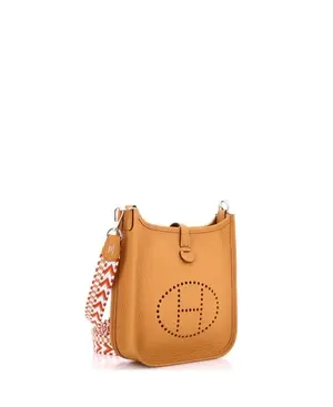Hermès Tpm Evelyne Bag Gen Iii Clemence - Brown