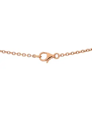 CARTIER Love Interlocking Necklace 18k Rose Gold, 17.25