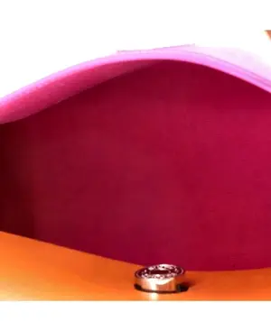 Hermès 31 Herbag Zip Leather And Toile - Pink