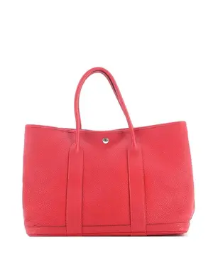 Hermès 36 Garden Party Tote Leather - Red